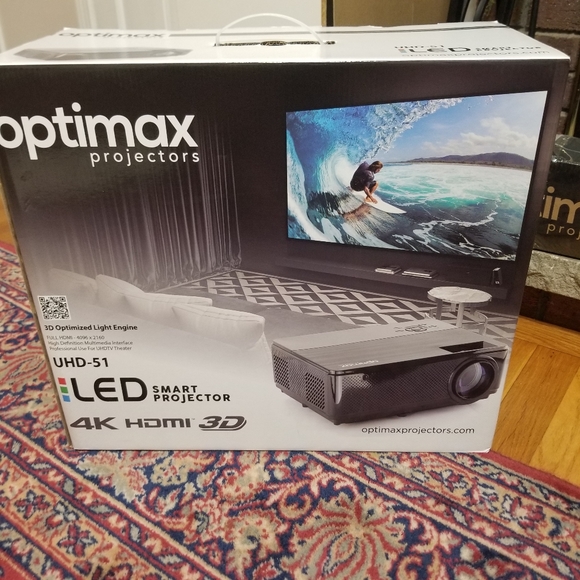 Optimax | Other | Optimax 4khd Projector Loreno Home Theater System ...